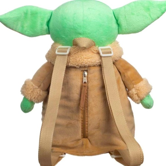 Bags | Nwtsuper Cute Disneys Baby Yoda Plush Backpack | Poshmark